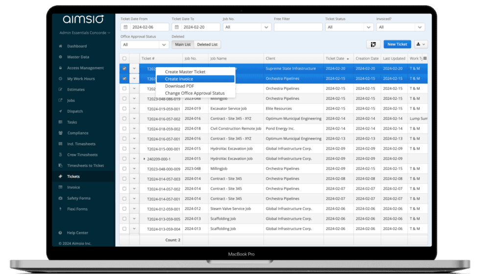 Get a Demo | See a Walkthrough of Aimsio.