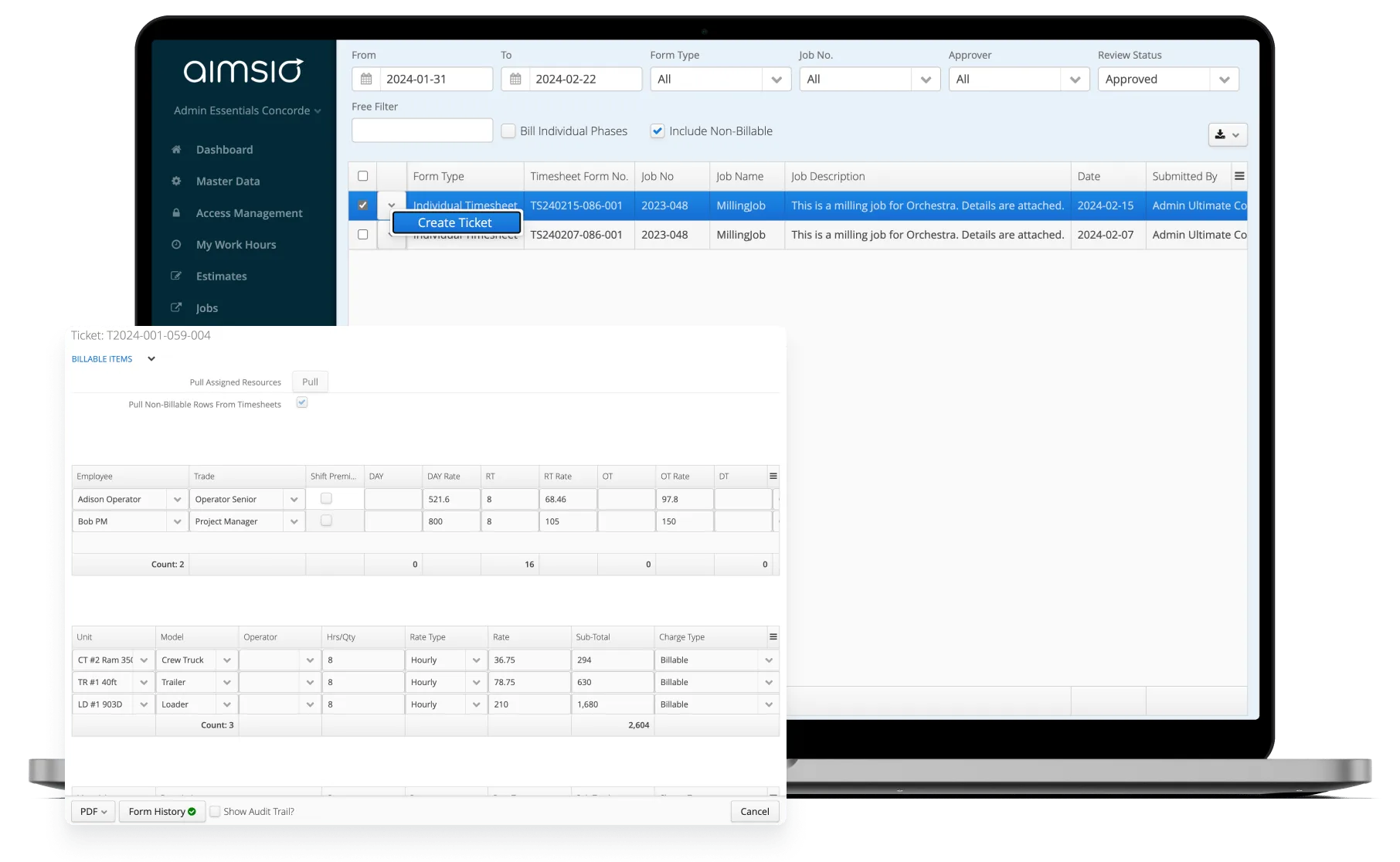 Completions Software | Aimsio